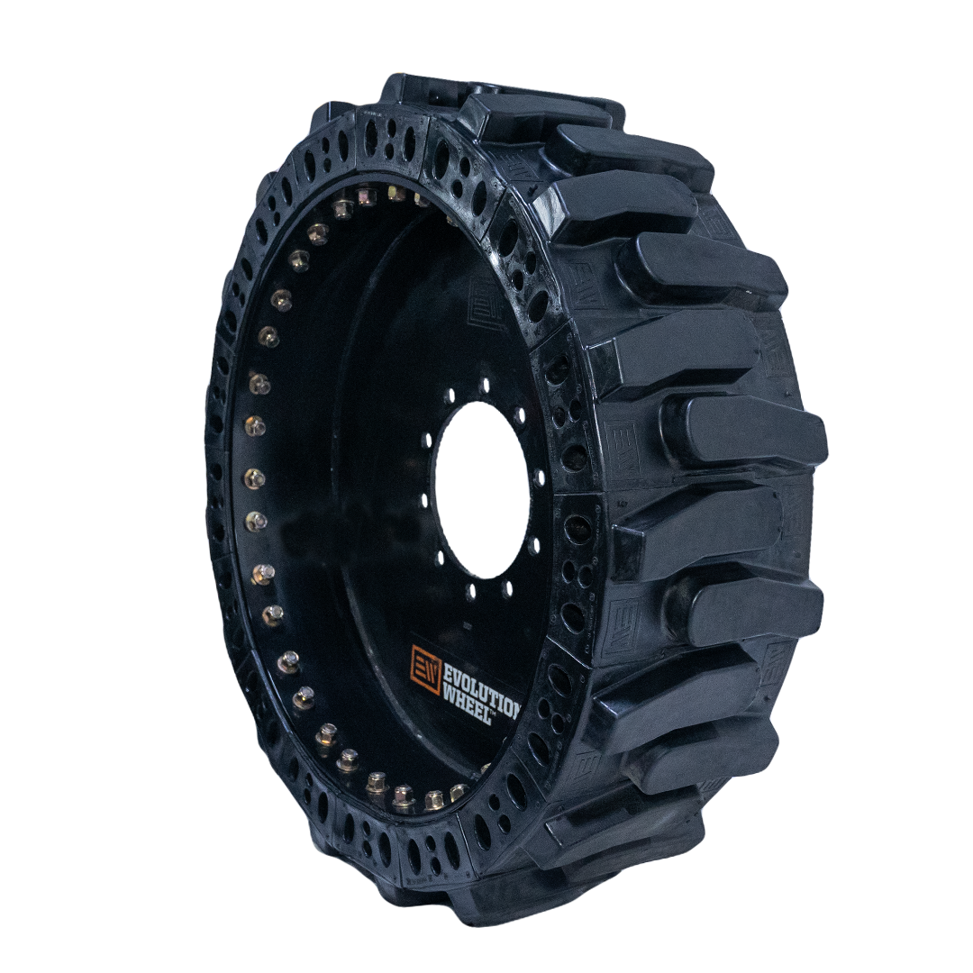 Evolution Wheel - Solid Telehandler Tire - All Terrain - Size: 13x24